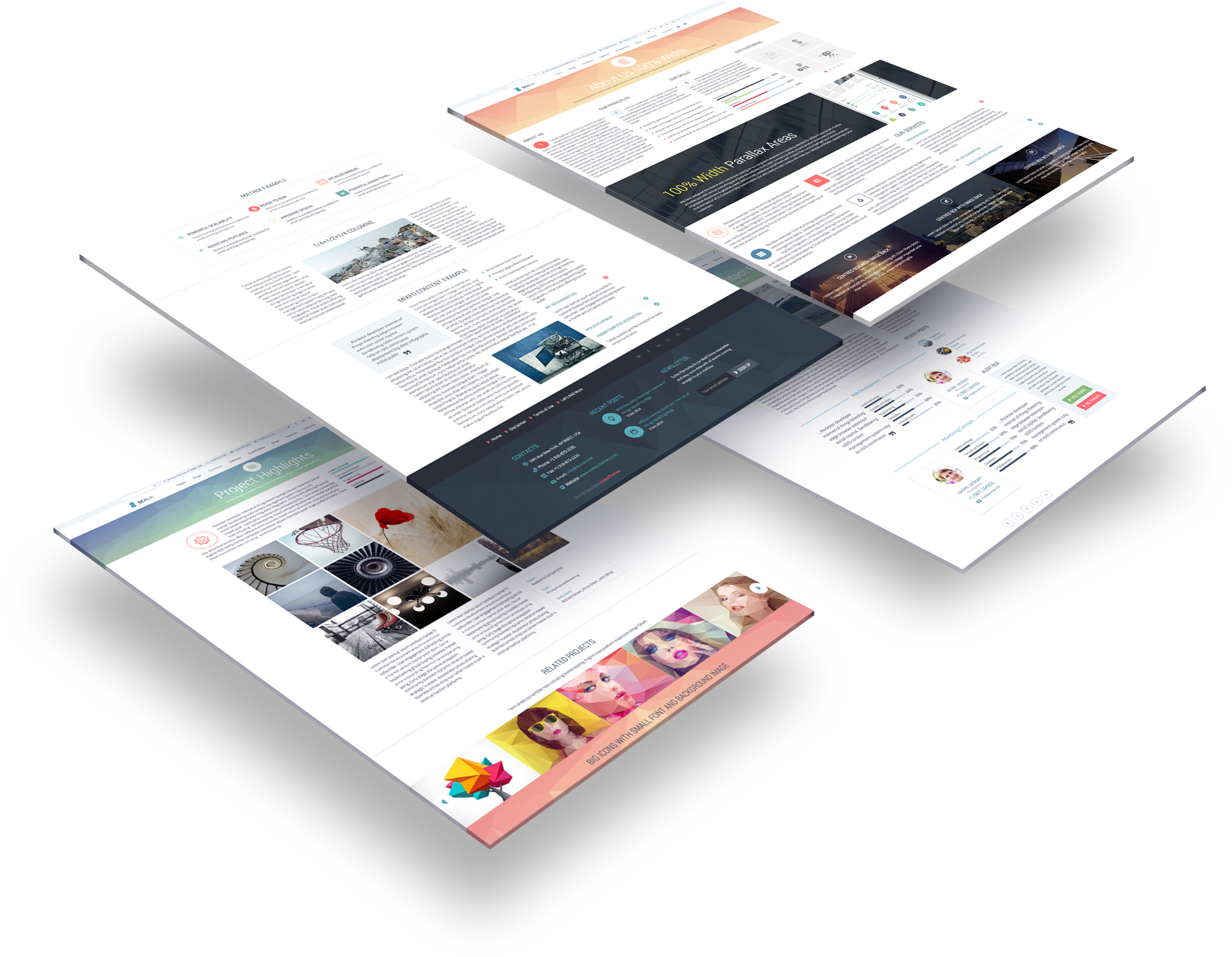 FLEXIBLE PAGE LAYOUTS – MAHN – Architecture, Engineering & Construction